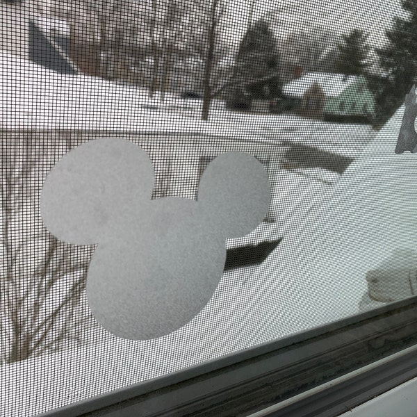 Custom Mickey Mouse Window Cling | Mickey Window Decal | Disney Mickey ...