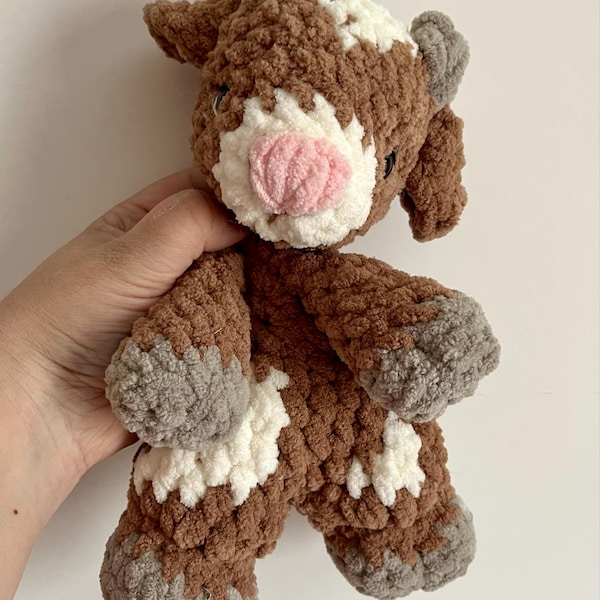 Crochet Baby Goat Lovey Pattern – Greta, No-sew Amigurumi (PDF Pattern ...