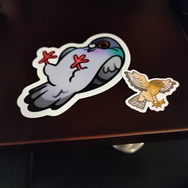 Pudgy Pigeon Sticker - Etsy