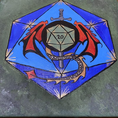 Dnd Logo, Dungeons & Dragons Vector, Dungeon Master Dice Design, Dnd ...