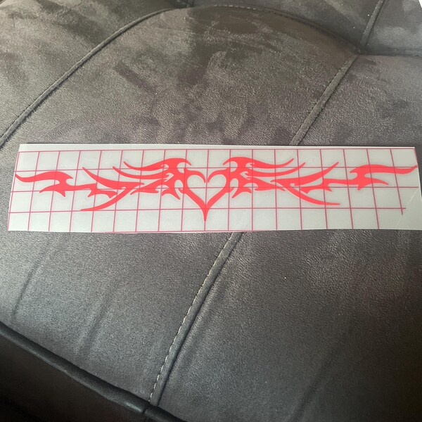 Bumper Sticker / Car Tramp Stamp / Y2K / Heart / Wings / Gothic / Vinyl ...