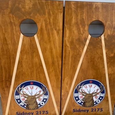 Set of Two Custom Logos for Cornhole Boards Printing of 2 - Etsy