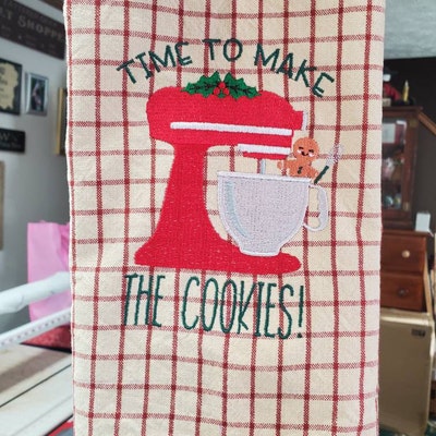 Time to Make Cookies Machine Embroidery Design, Christmas Cookies ...