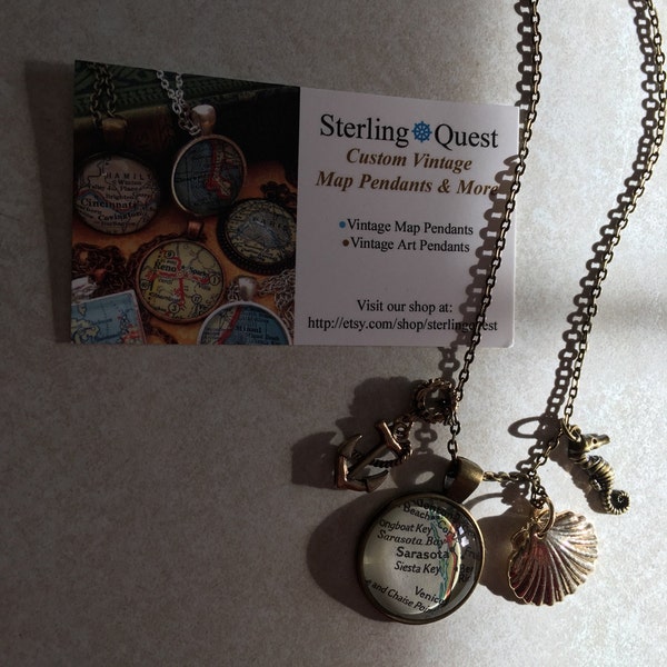 Custom Map Jewelry You Choose Worldwide City Location Map Pendant ...