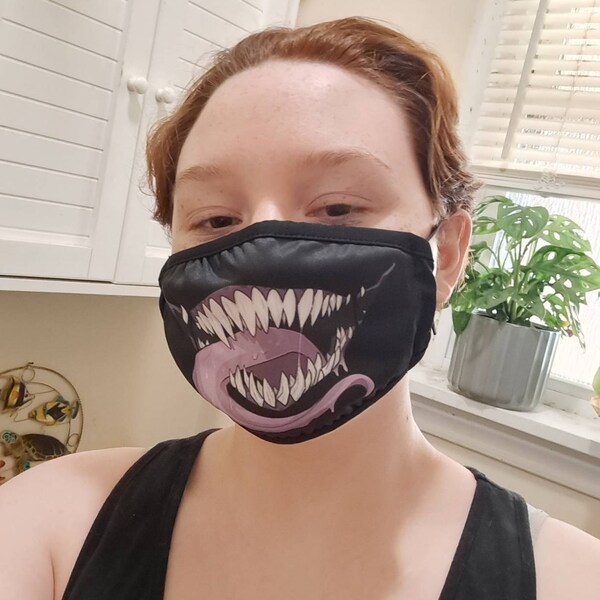 Monster Venom Dust Face Mask With Filter Pocket - Etsy
