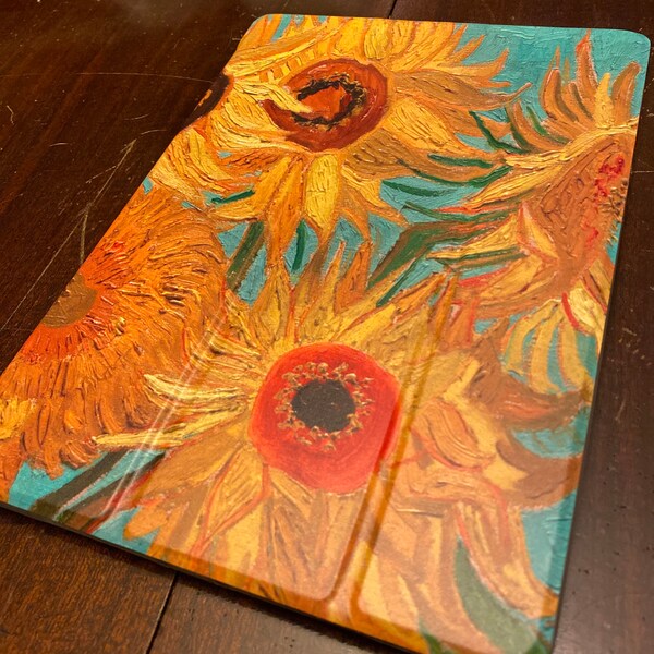 Sunflower iPad Case Flowers iPad Pro 11 12.9 10.5 Van Gogh iPad 9.7 6th ...