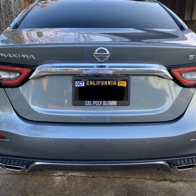 Customized Laser Engraved Stainless Steel License Plate Frame ...