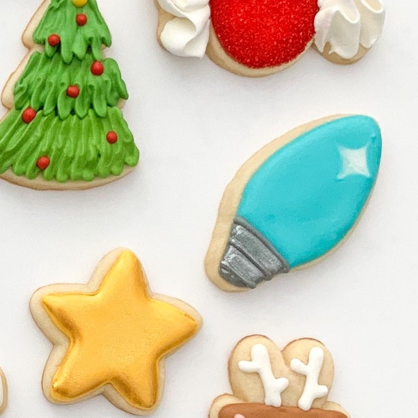 Christmas Light Bulb Cookie Cutter - Light Bulb Cookie Cutter ...