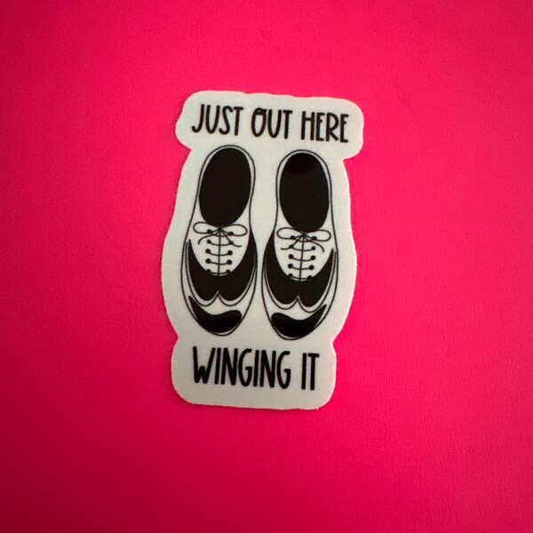 Funny Pointe Shoe Vinyl Sticker, Ballet, Pointe, Dance, Funny, Laptop ...