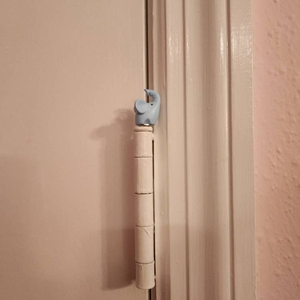 Magnetic Elephant Hinge Head: Whimsical Door Decor - Etsy