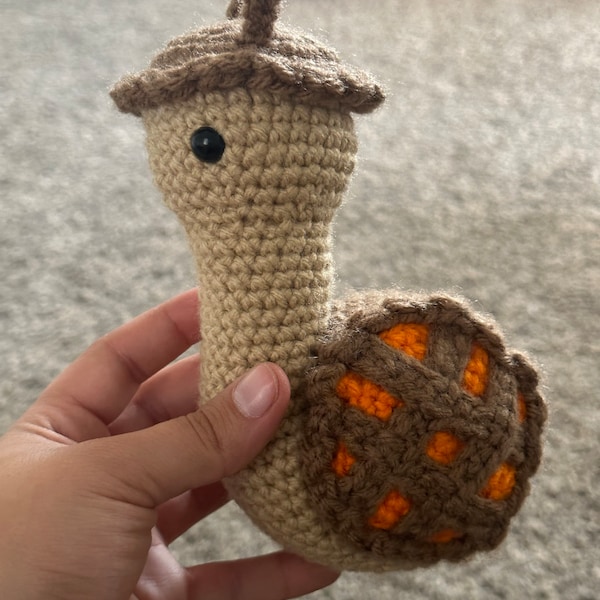 Pumpkin Pie Snail Crochet Pattern, Crochet Snail Pattern, Fall ...