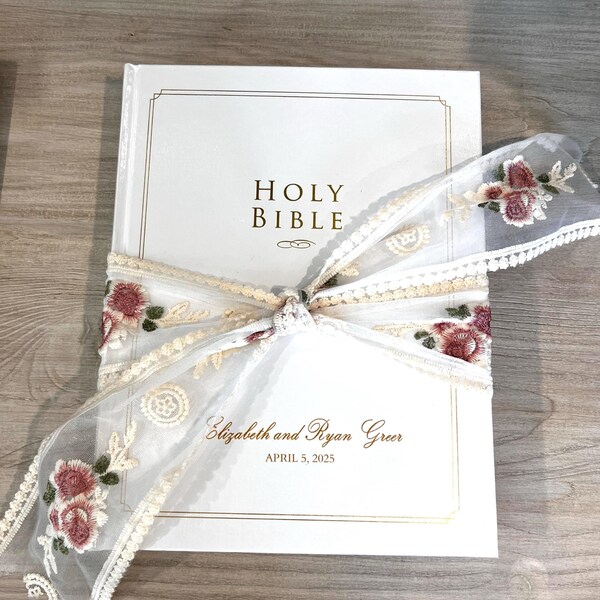 NIV Personalized Family Holy Bible, Engraved Bible, Religious Gift ...