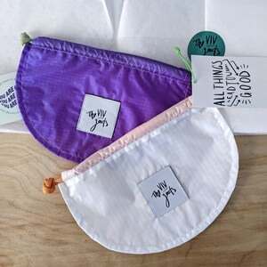 Single Drawstring Pouch Made From Ultralight Recycled Ripstop Nylon ...