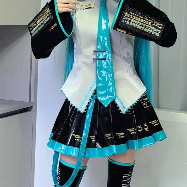 Hatsune Rabbit Hole Cosplay Costume, Bunny Girl Bodysuit,game Anime ...