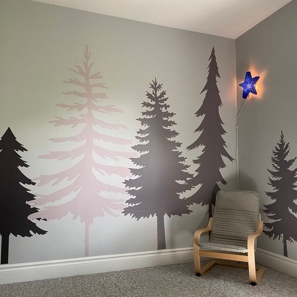 Tree Wall Decals | Forest Decals | Woodland Nursery Decor | Nursery ...