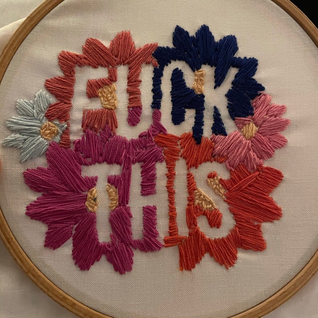 hand embroidery design by EllucyStitches on Etsy