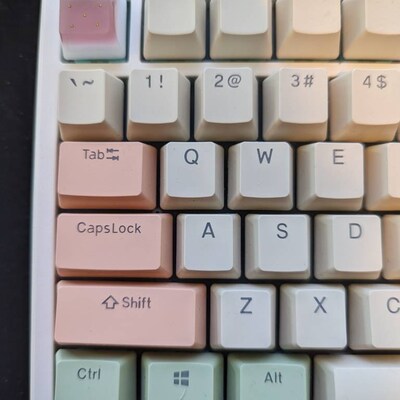 Ready-to-ship 3D Peach on Pastel Resin Keycaps in the OEM Mechanical ...