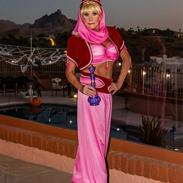 Pink Genie Suit, Princess Costume or Jeannie Costume by Sew Retro Marie ...