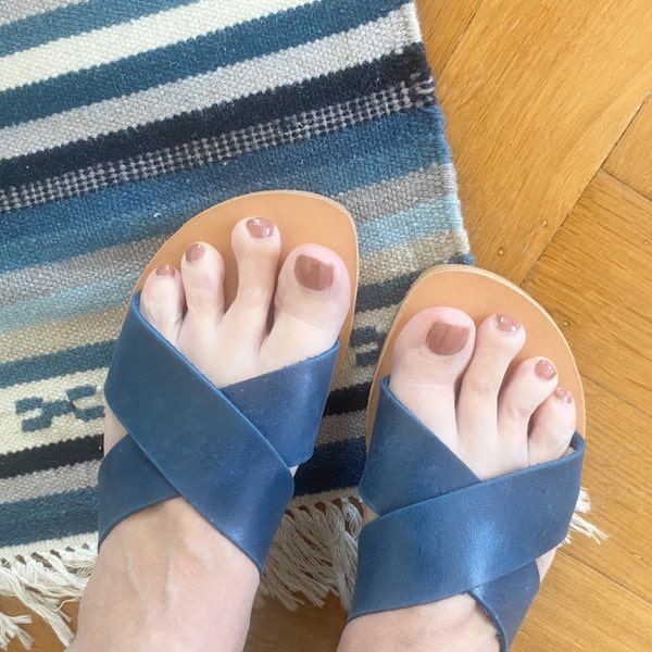 Gladiator Sandals, Ancient Greek Leather Sandals Handmade From Greece ...