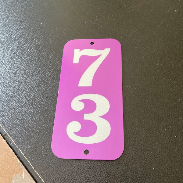 8x4 Reflective Custom Address Sign - Etsy