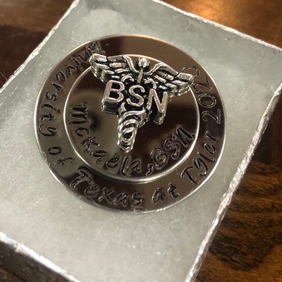 Personalized Pin for BSN / BSN Gift /bsn /nurses / Nursing Student Gift ...