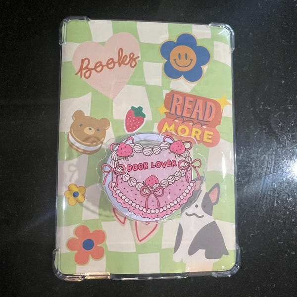 Pink Bow Magsafe Kindle Grip | Coquette | Kindle Holder | Kindle ...