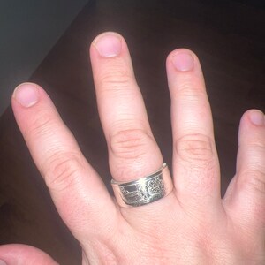 1878 to 1904 1921 Silver Dollar Coin Ring Set 90% Silver His | Etsy