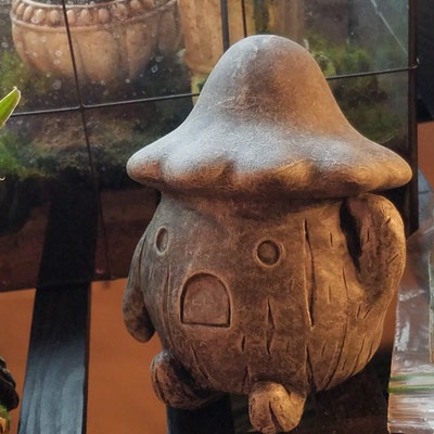 Cute Monkey Concrete Statue Free Shipping Home or Garden - Etsy