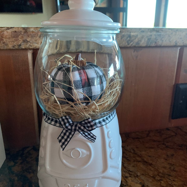 Glass Popcorn Cart Canister/container - Etsy