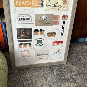 Custom Matchbox Design Label Only Personalized Matches for Weddings ...