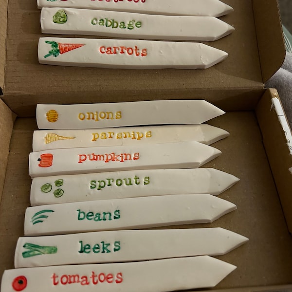 Seed Markers Plant Labels Herb Markers. Garden Decor. Allotment ...