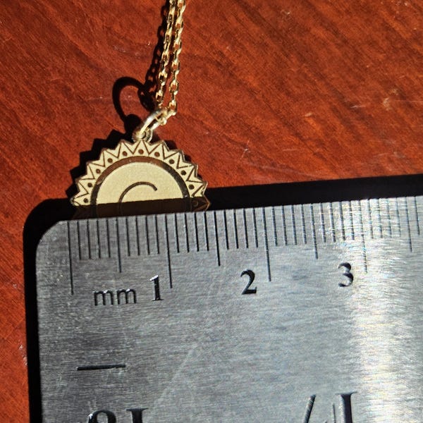 14K Solid Gold Lawyer Medallion Necklace, Personalized Law Scales of ...