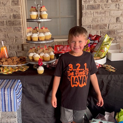 Volcano Banner, Lava Banner, Volcano Birthday Banner, Lava Birthday ...