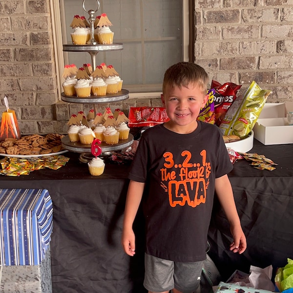 Volcano Banner, Lava Banner, Volcano Birthday Banner, Lava Birthday ...