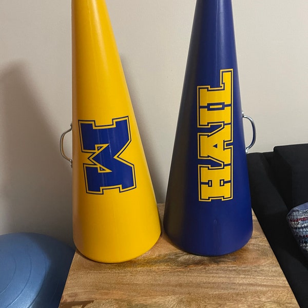 4 PACK 13"- 32" Custom Cheer Megaphones - Etsy