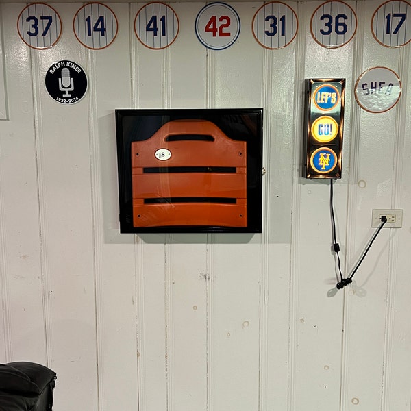 Stadium Seat Back Display Case Shadowbox - Custom Matting Option ...