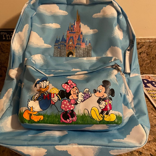 Custom Painted Backpack - 5 Characters ( Read Description BEFORE ...