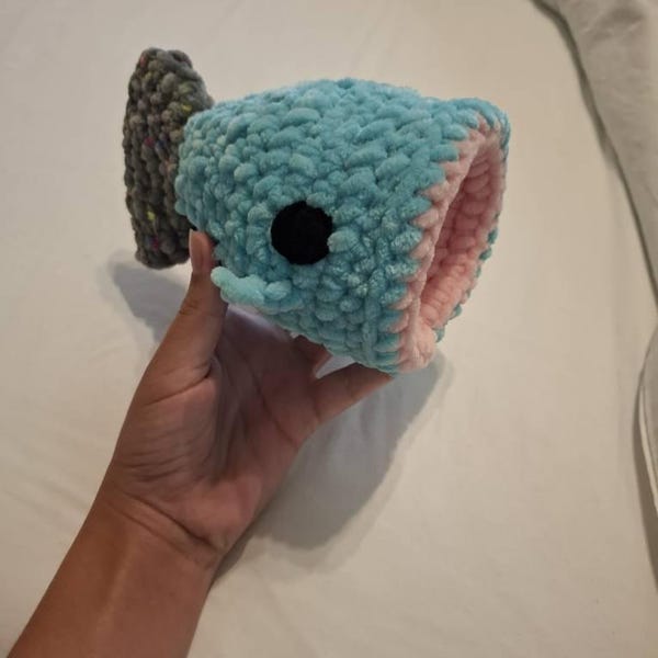 PATTERN: No Sew Flip the Fish Pattern - Amigurumi Funny Fish Pattern ...