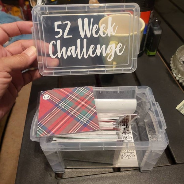 Savings Challenge Envelopes 100 Envelope Challenge 52 Week Challenge ...