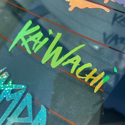 Kai Wachi Decal / Sticker Kai Wachi Car Decal Kai Wachi Bumper Sticker ...