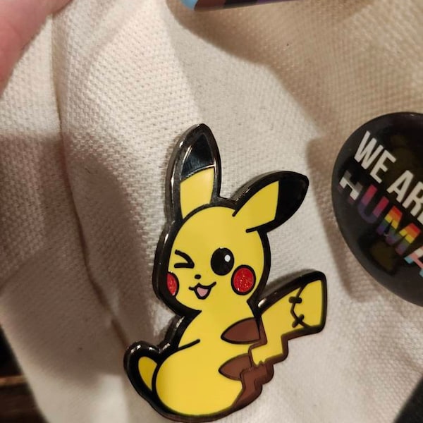 Trans Pikachu Hard Enamel Pin / Cute Discrete Transgender Pride Pin ...