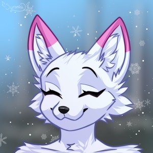 Fursona Coloring Page Smirk Pfp Icon Base Furry Digital Download DIY ...