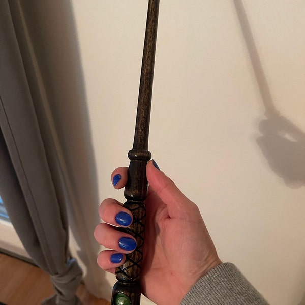 Wands - Hand Crafted- Movie Inspired Wooden Wizard Wands - Magic Wands ...
