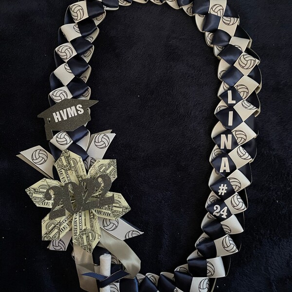 Soccer Ribbon Lei/graduation Leis/ Senior Night/sport Night/spirit Week ...
