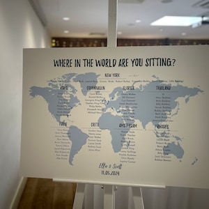 Disney Theme Wedding Table Plan, Seating Chart Disney Character Couples ...