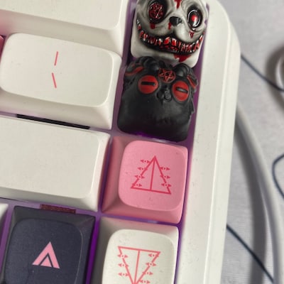 Satanic Cute Goat Resin Keycap for Mechanical Keyboards With Cherry Mx ...