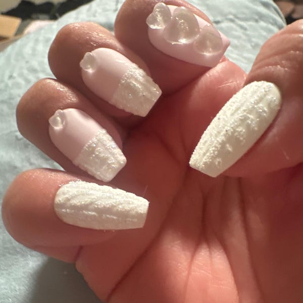 ACOTAR Press on Nails, Velaris Nails, Goth Nails, Halloween Nails ...