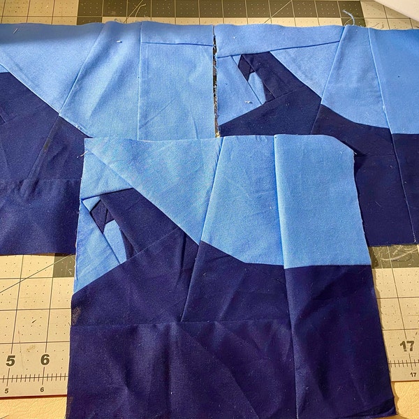 WAVE Paper Pieced Block Pattern in PDF - Etsy