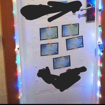 Our 1st Disney Cruise Ship Name Tag Family Magnet Personalized Disney ...