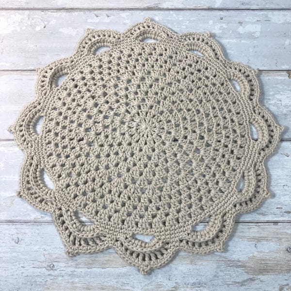 Crochet Doily Placemats Handmade Crochet Home Decor Table Linen Dining ...